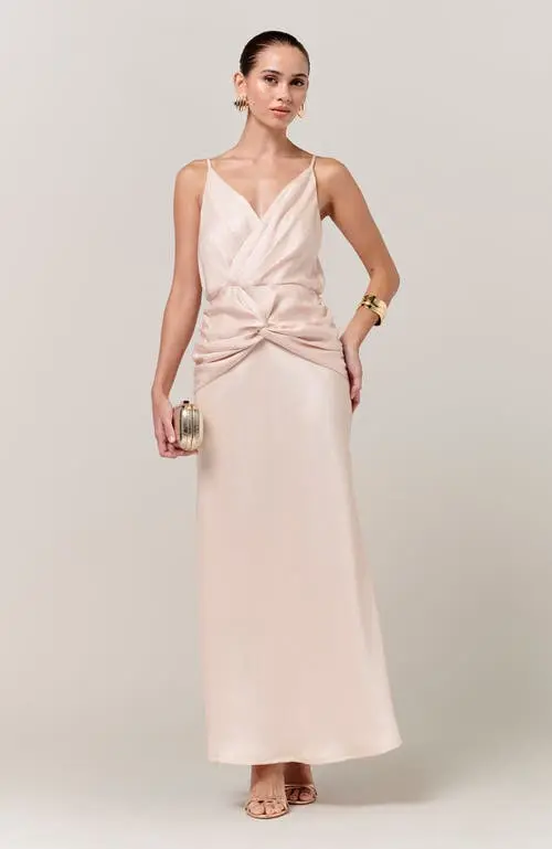 SAVEL Paula Midi Dress - Pale Pink