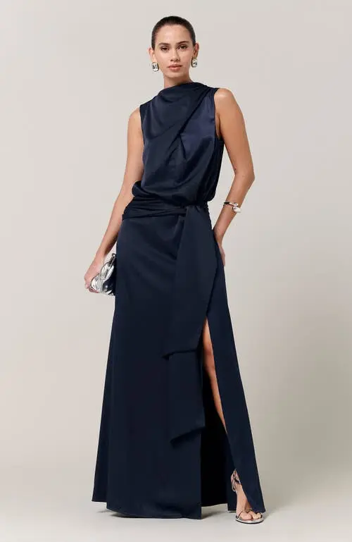SAVEL Elliana Maxi Dress - Navy Blue