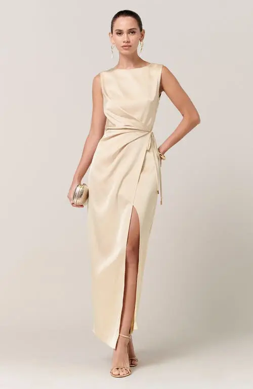 SAVEL Shona Midi Dress - Oyster