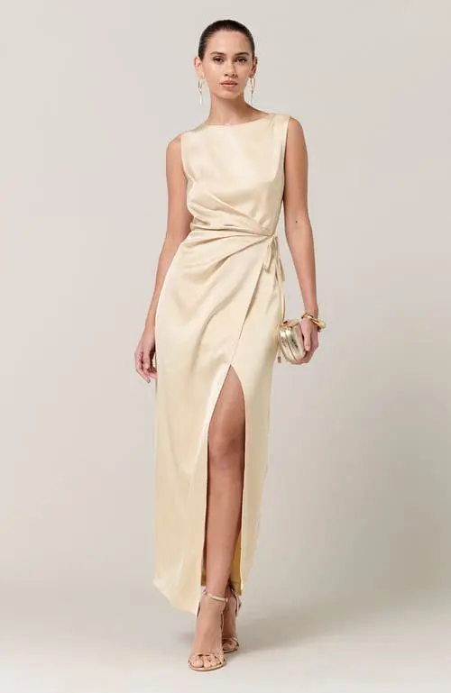 SAVEL Shona Midi Dress - Oyster