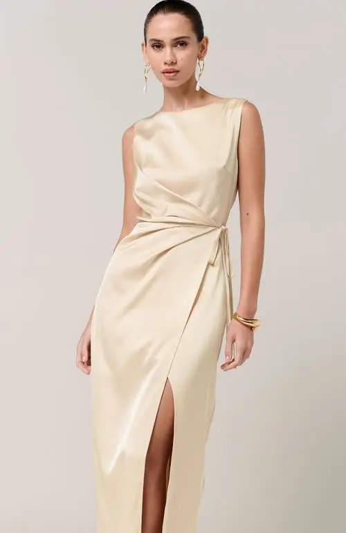 SAVEL Shona Midi Dress - Oyster