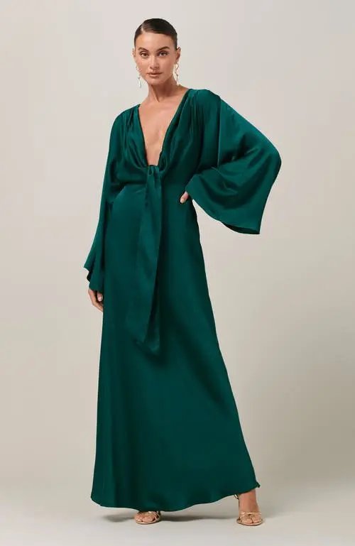 SAVEL Sassy Midi Dress - Emerald