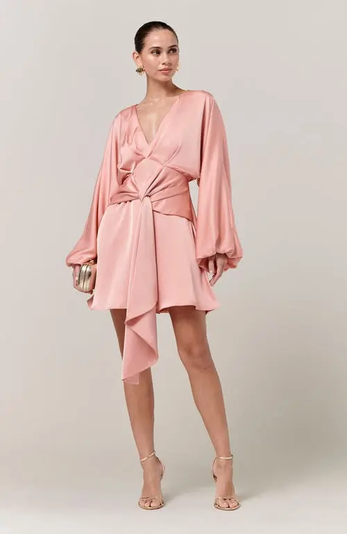 SAVEL Irena Mini Dress - Peach