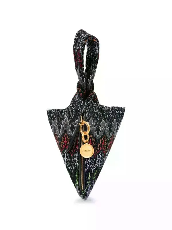 Missoni Raschel Pinetto Lurex Tote Bag - Black