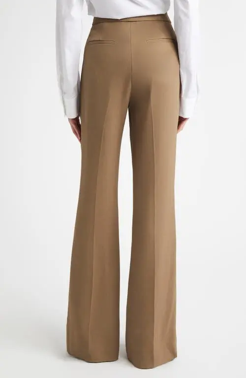 St. John Stretch Crepe Flare Leg Pants