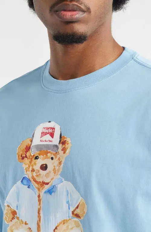 MARKET Watercolor Teddy Bear Graphic T-shirt