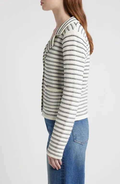 FRAME Crochet Cotton Blazer