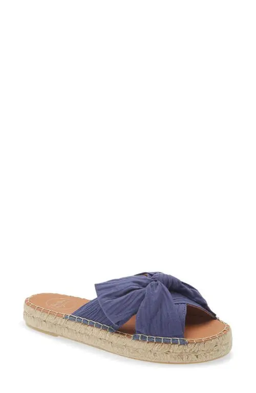 TONI PONS Elina Espadrille Slide Sandal - Blue
