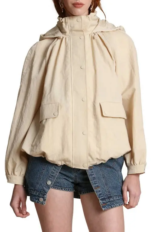 Avec Les Filles Balloon Bomber Jacket - Ivory