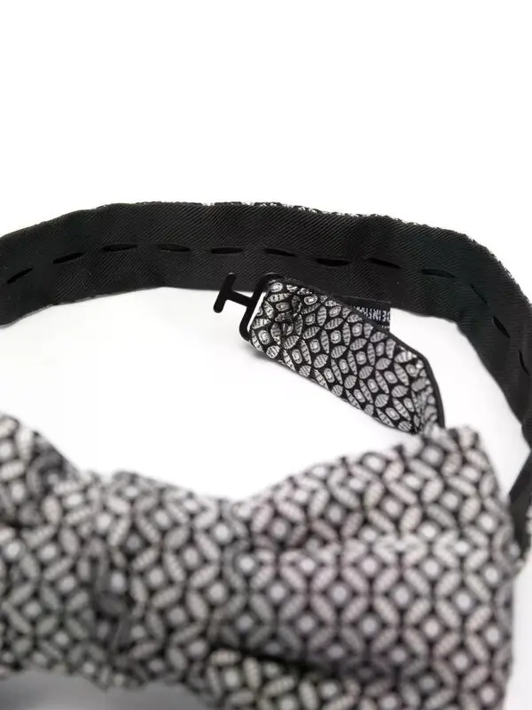 LANVIN Patterned-jacquard Silk Bow