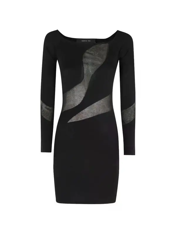 Federica Tosi Long Sleeve Dress - Black