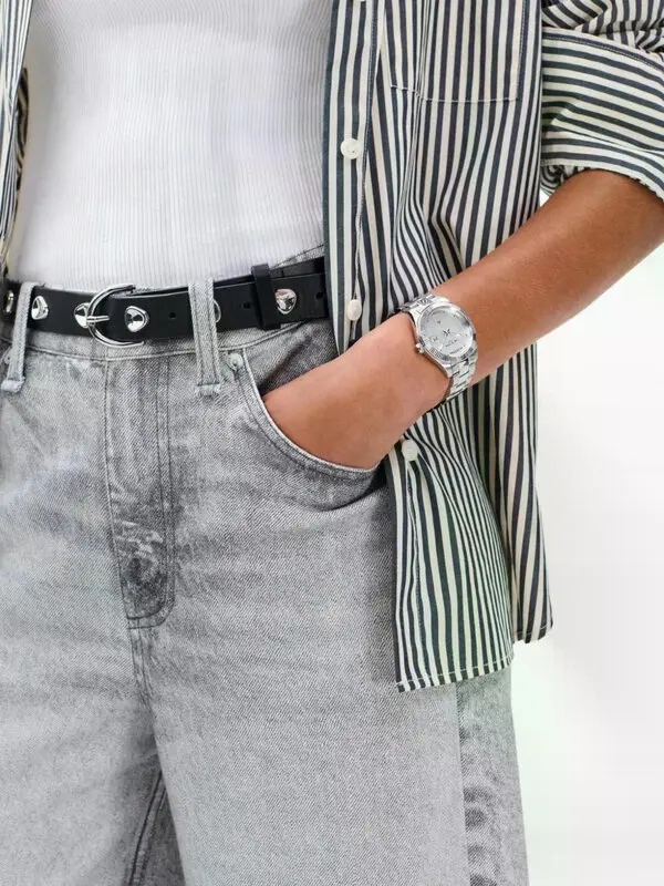 Rag & Bone Lex 34mm Watch - Silver