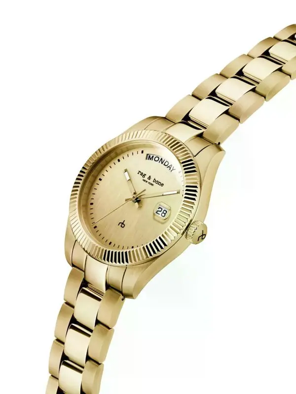 Rag & Bone Lex 34mm Watch - Gold