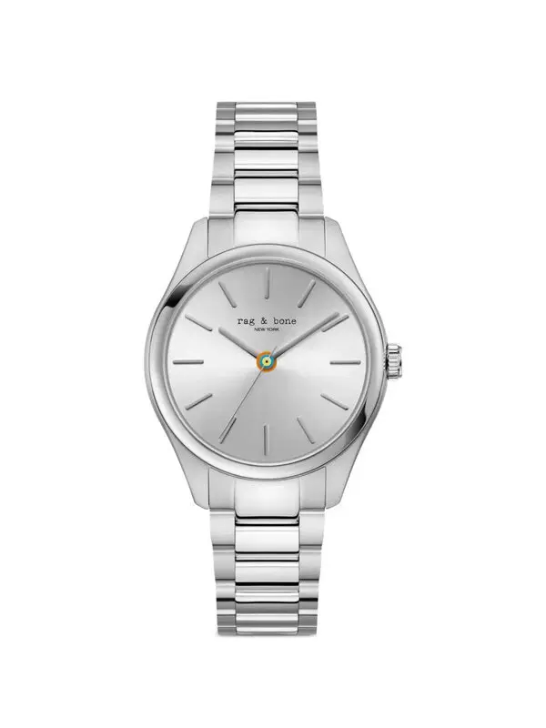 Rag & Bone 38mm Round Bracelet Watch - Silver