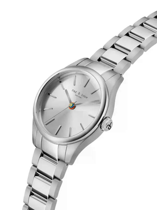 Rag & Bone Dean 38mm Watch - Silver