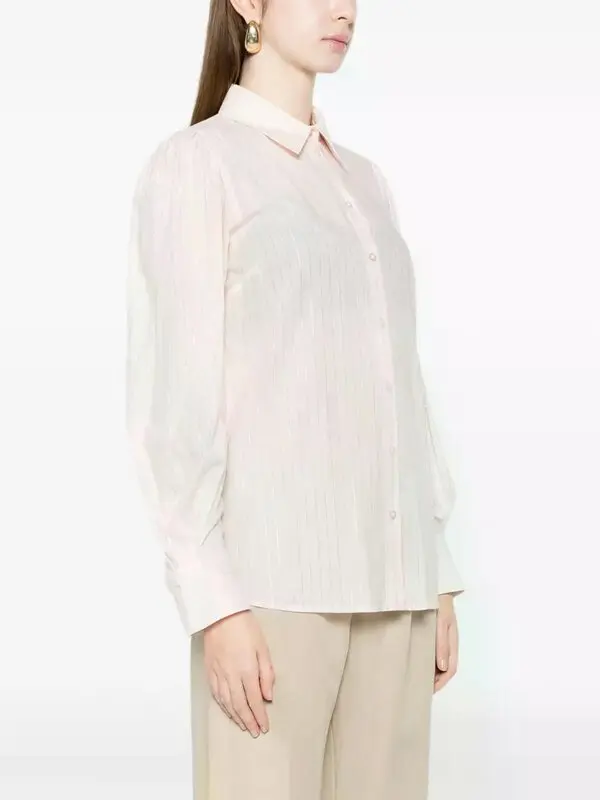 TWINSET Striped Poplin Shirt