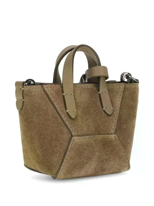 Brunello Cucinelli Mini Suede Bag - Brown