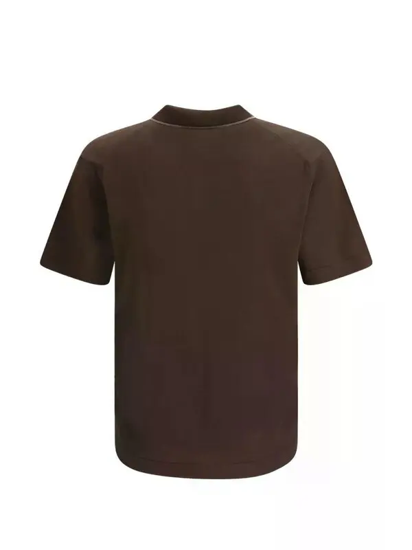 CRUNA Knitted Collar T-shirt