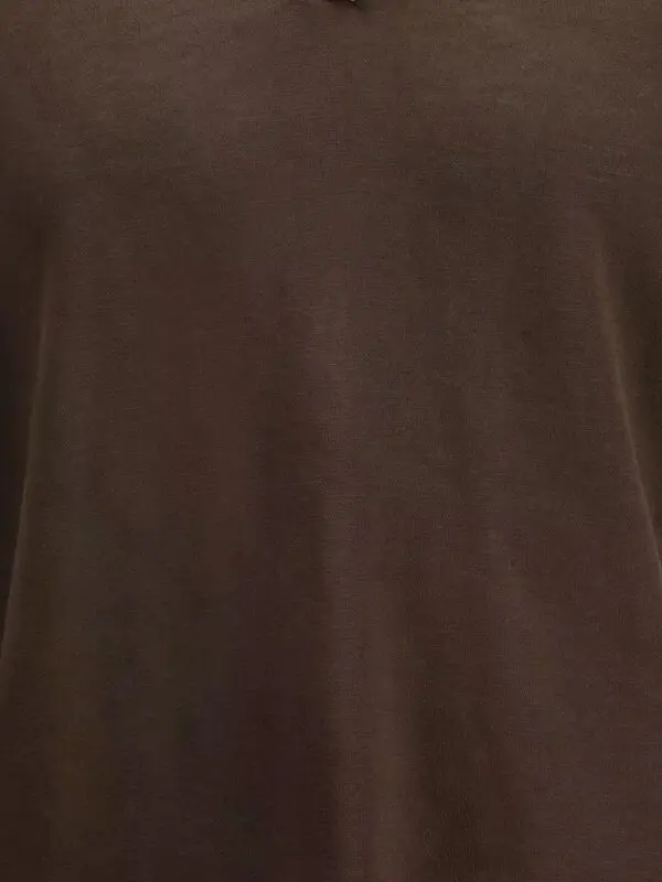 CRUNA Knitted Collar T-shirt