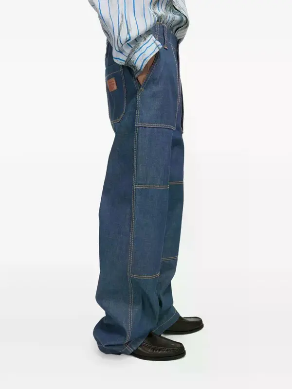 Acne Studios Belted Wide-leg Trousers