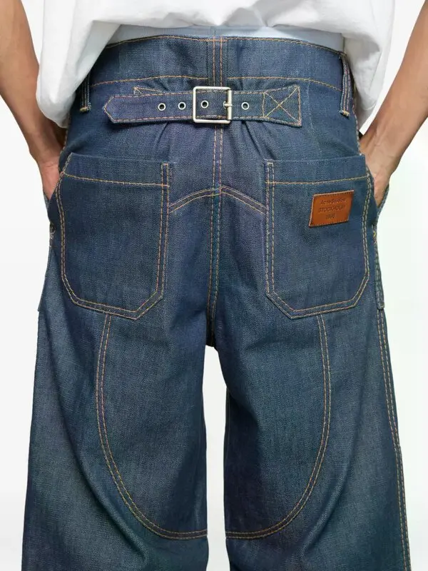 Acne Studios Belted Wide-leg Trousers