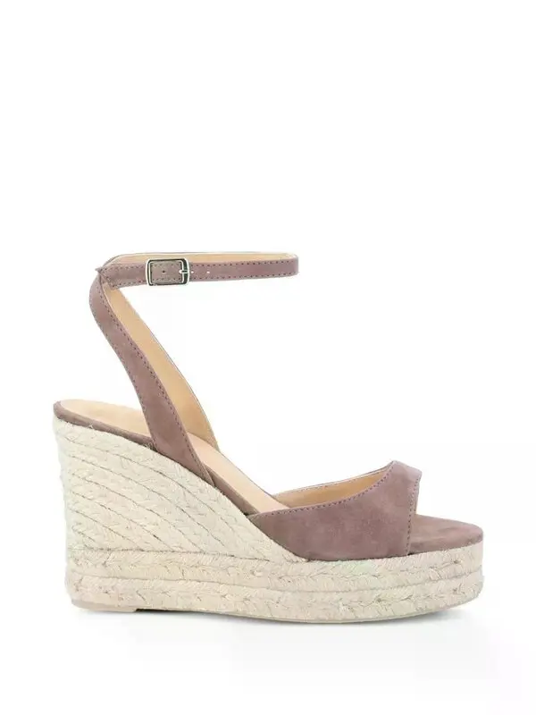 CastaÑer Brook Suede Wedge Espadrilles - Neutrals