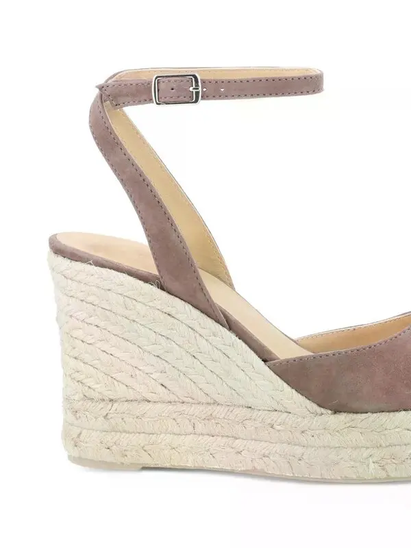 CastaÑer Brook Suede Wedge Espadrilles - Neutrals