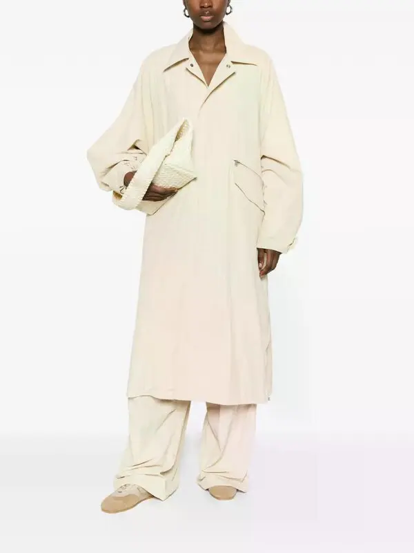 Études Studio Zip-pockets Overcoat - Neutrals