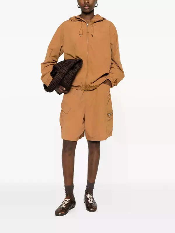 Études Studio Zip-up Hooded Windbreaker - Brown