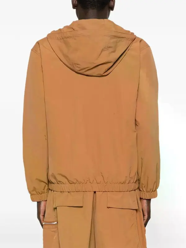 Études Studio Zip-up Hooded Windbreaker - Brown