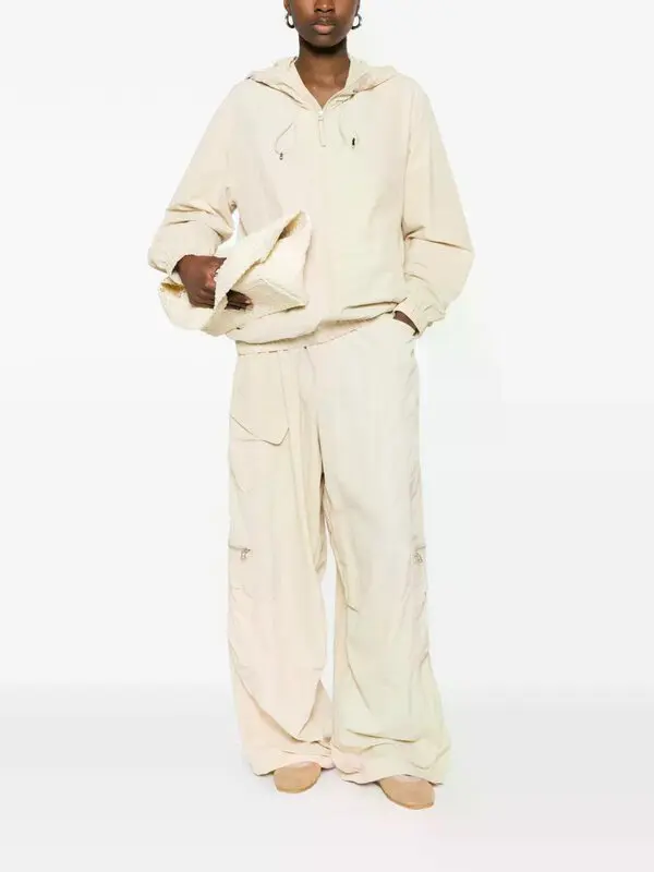 Études Studio Zip-up Hooded Windbreaker - Neutrals