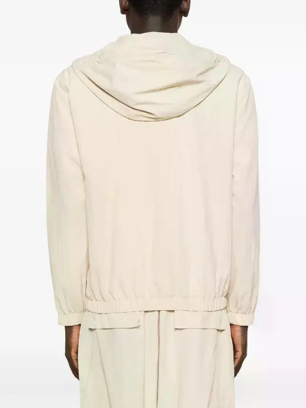 Études Studio Zip-up Hooded Windbreaker - Neutrals