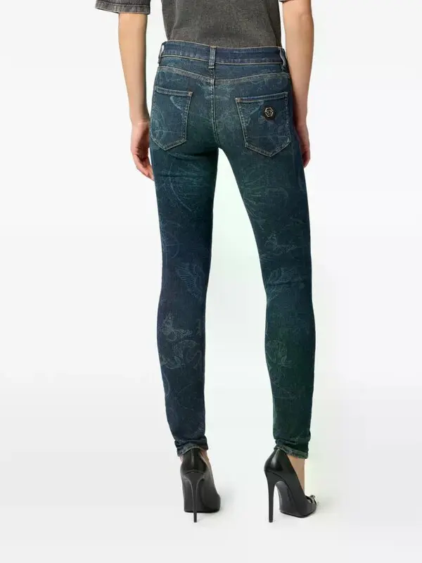 Philipp Plein Printed Jeggings