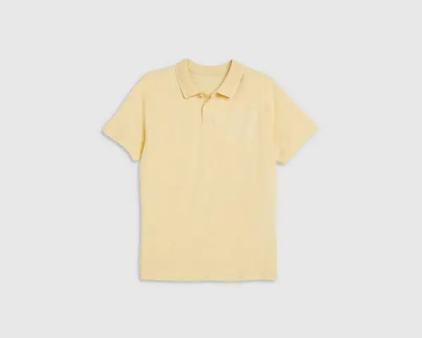LEVI'S Shoreline Tech Polo Shirt - Stripe Sunshine Heather