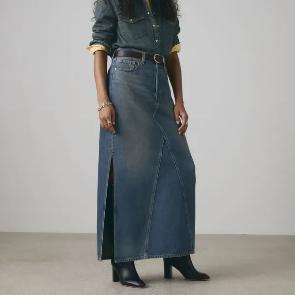 LEVI'S Long Icon Skirt