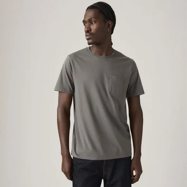 LEVI'S Classic Pocket T-shirt - Smoked Pearl