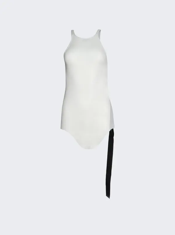 Rick Owens Racer Back Tank Top Milk Wash - White