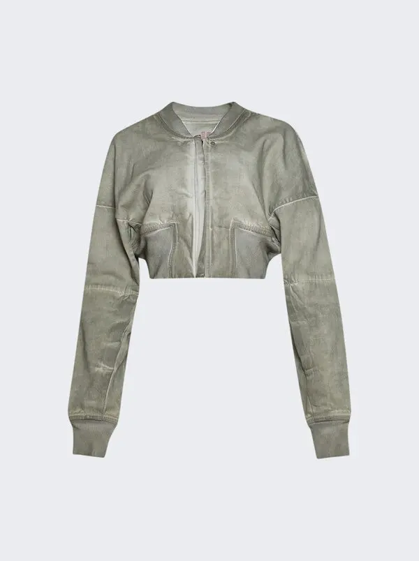 Rick Owens Flight Cropped Jacket Sand