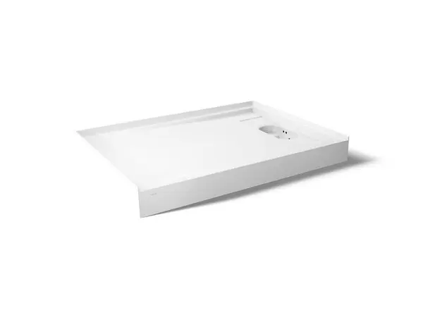 KOHLER Anthem Evocycle 60" X 42" Alcove Shower Base, Right Drain - One-color