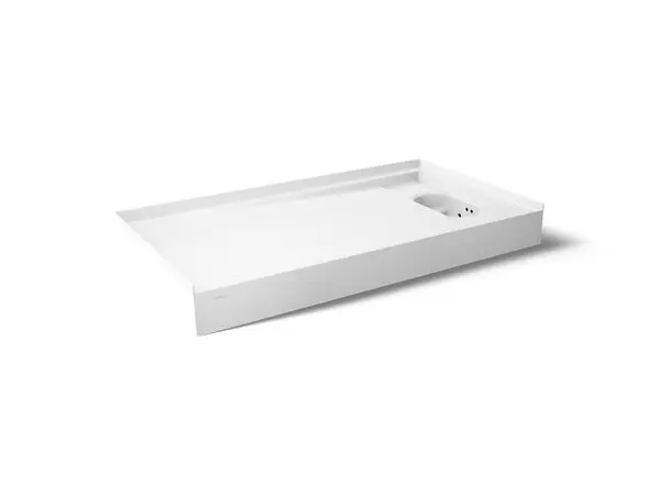 KOHLER Anthem Evocycle 60" X 32" Alcove Shower Base, Right Drain - One-color