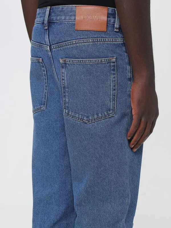 Loewe Embroidered Wide-leg Jeans