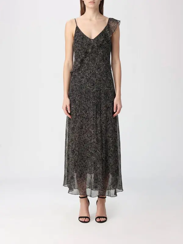 Isabel Marant Étoile Printed Midi Dress - Black