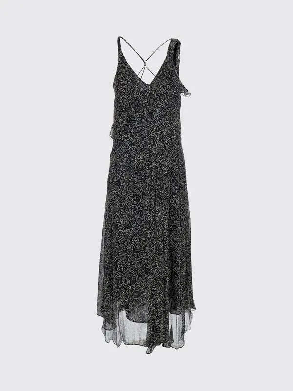 Isabel Marant Étoile Floral Midi Dress - Black