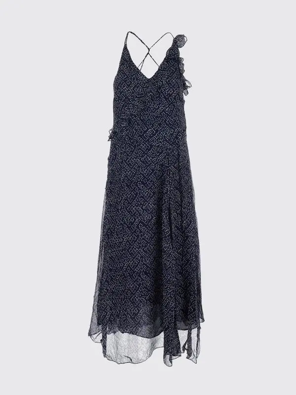 Isabel Marant Étoile Floral Midi Dress - Blue