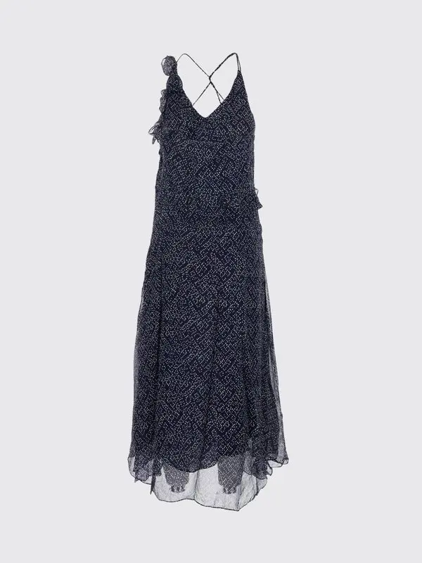 Isabel Marant Étoile Floral Midi Dress - Blue