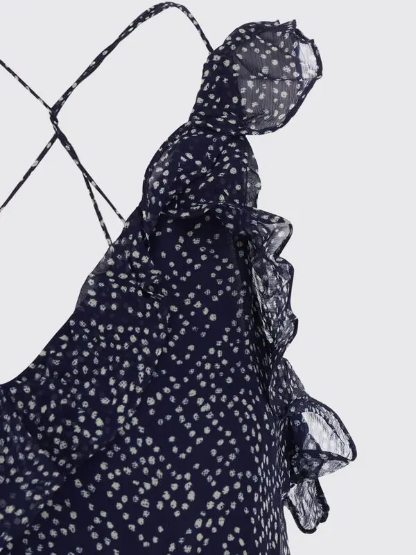 Isabel Marant Étoile Floral Midi Dress - Blue