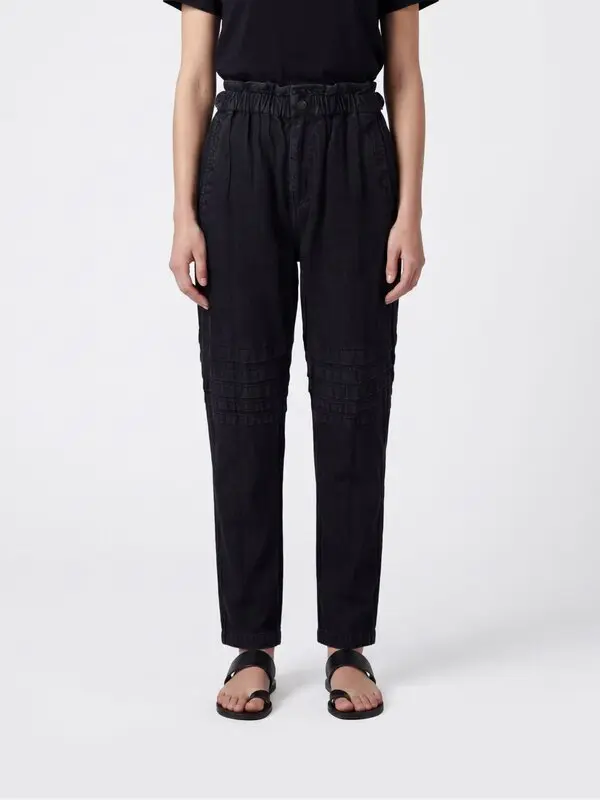 Isabel Marant Étoile Acid Wash Jeans - Black