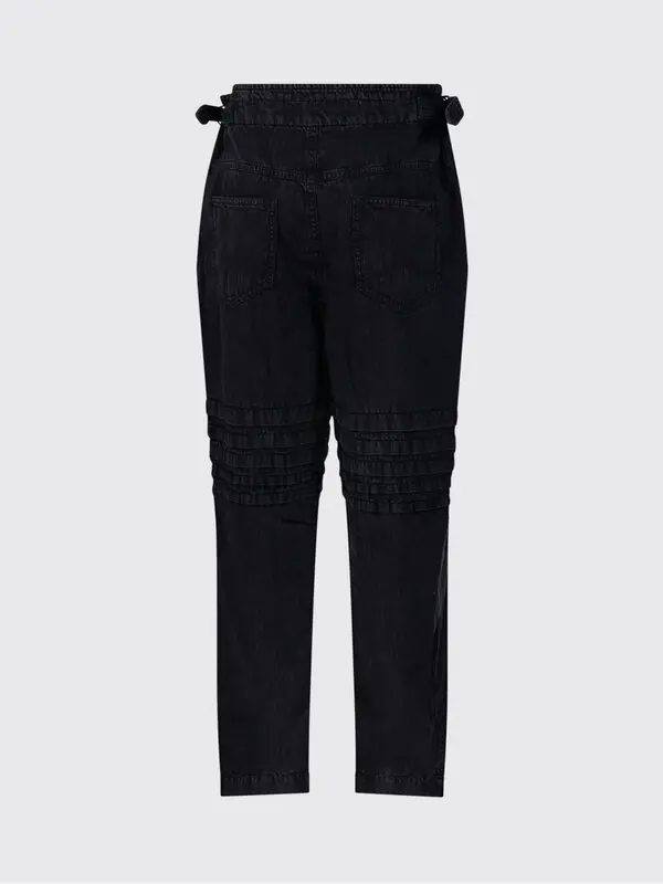 Isabel Marant Étoile Acid Wash Jeans - Black