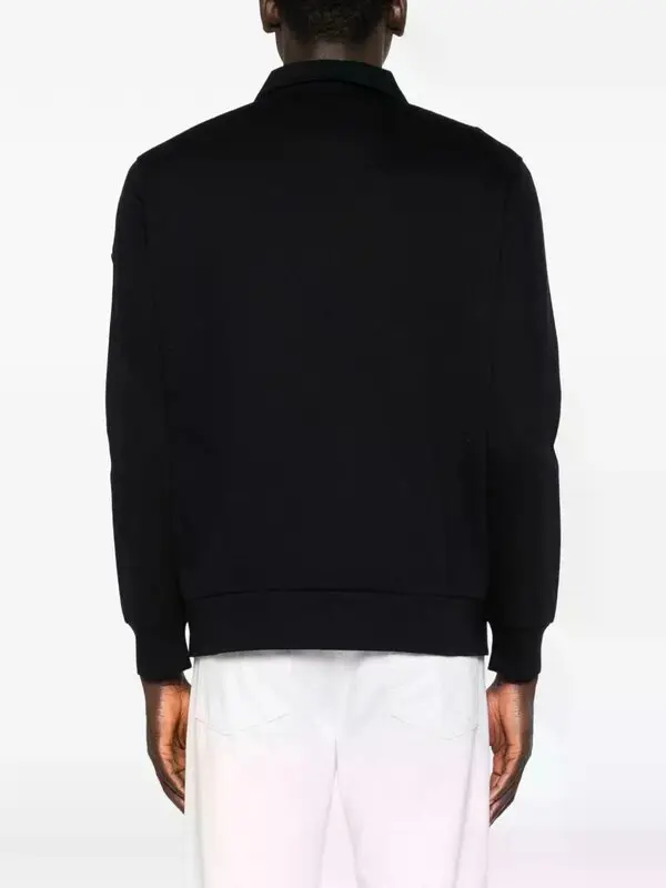 Moncler Zip-up Polo Shirt With Chest Pocket