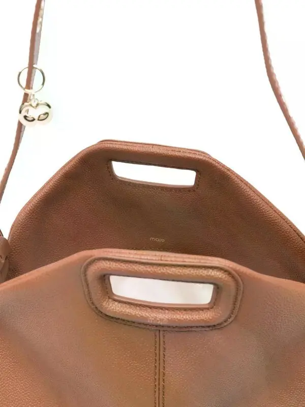 Maje Fringed Leather Tote Bag